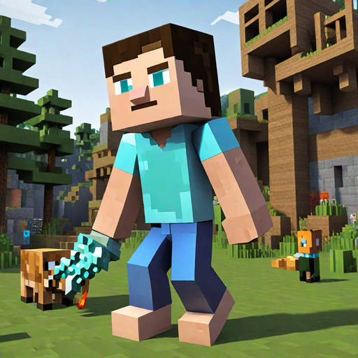 Minecraft Alex - AI Image