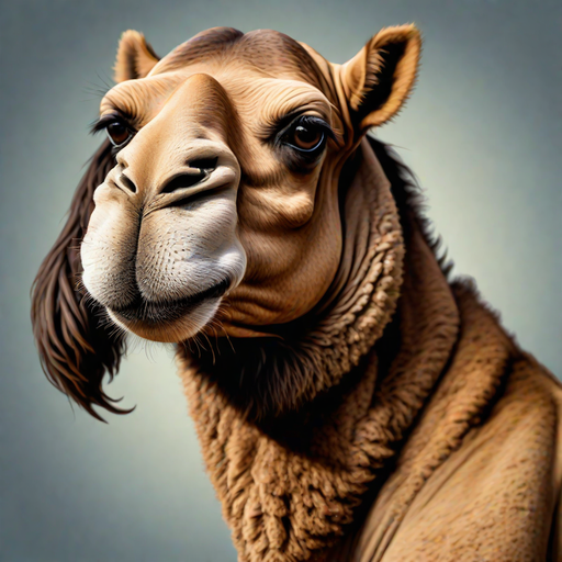 Kamala Harris as a camel - AI Image
