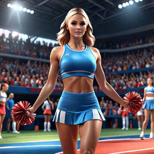 Me As A Cheerleader AI Image Me As A Cheerleader AI Image